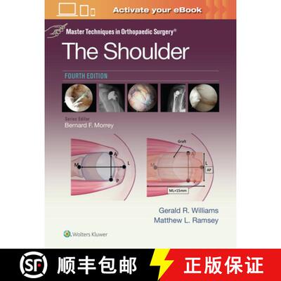 【3-4周达】精装 Master Techniques in Orthopaedic Surgery: The Shoulder: Print + eBook with Multimedia [9781975217969]