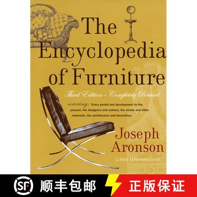 【3-4周达】精装 The Encyclopedia of Furniture: Third Edition - Completely Revised [9780517037355]