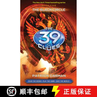 预订 精装 The Black Circle (the 39 Clues, Book 5): Volume 5 [With 6 Game Cards] [9780545060455]