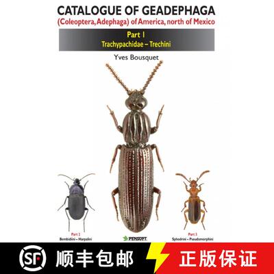 预订 精装 Catalogue of Geadephaga (Coleoptera, Adephaga) of America, North of Mexico, Part1, Part 2, ... [9789546426598]