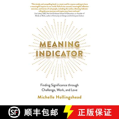 【3-4周达】Meaning Indicator: Finding Significance Through Challenge, Work, and Love [9781803415130]