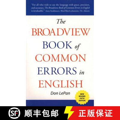 【3-4周达】The Broadview Book of Common Errors in English - Fifth Edition: A Guide to Righting Wrongs [9781551115863]