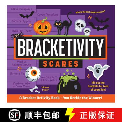 【3-4周达】Bracketivity Scares: A Bracket Activity Book - You Decide the Winner! Volume 5 [9781524892296]