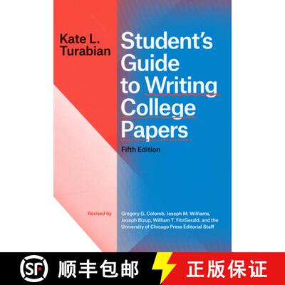【3-4周达】精装 Student′s Guide to Writing College Papers, Fifth Edition [9780226494562]