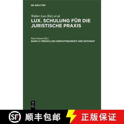 【3-4周达】DEG Freiwillige Gerichtsbarkeit und Notariat [9783112306406]