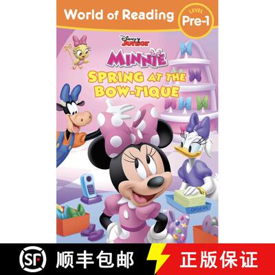 【3-4周达】World of Reading Disney Junior Minnie Spring at the Bow-tique [9781368093019]