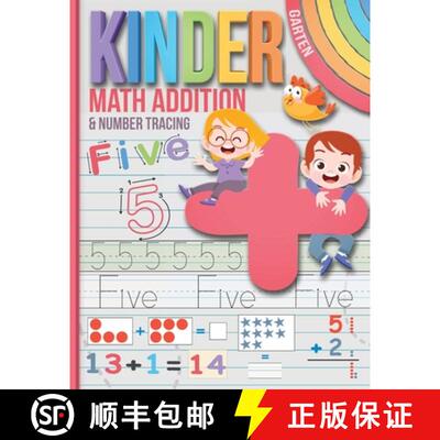 【3-4周达】Kindergarten Workbook Math Addition: Basic Home schooling Workbook for Kindergartners ages... [9781291519013]