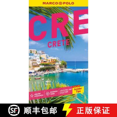 【3-4周达】Crete Marco Polo Pocket Travel Guide - with pull out map [9781917131216]