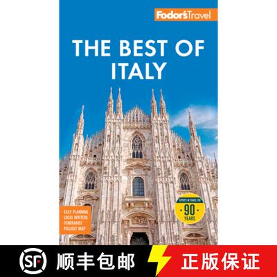 【3-4周达】Fodor's Best of Italy : with Rome, Florence, Venice & the Top Spots in Between [9781640978751]
