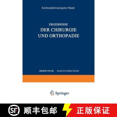 【3-4周达】Ergebnisse der Chirurgie und Orthopädie : Sechsundzwanzigster Band [9783642893605]