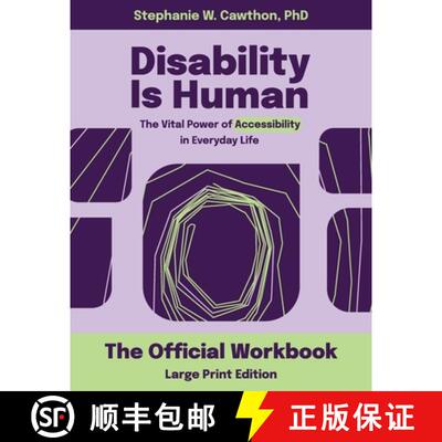 【3-4周达】Disability Is Human LARGE PRINT: The Vital Power of Accessibility in Everyday Life The Off... [9781954233522]