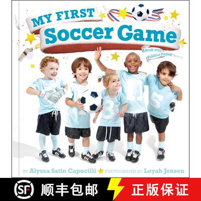 【3-4周达】My First Soccer Game: A Book with Foldout Pages [9781442427471]