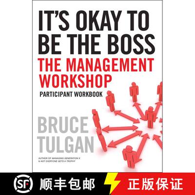 【3-4周达】It'S Okay To Be The Boss, Participant Workbook [Wiley经管] [9780470405345]