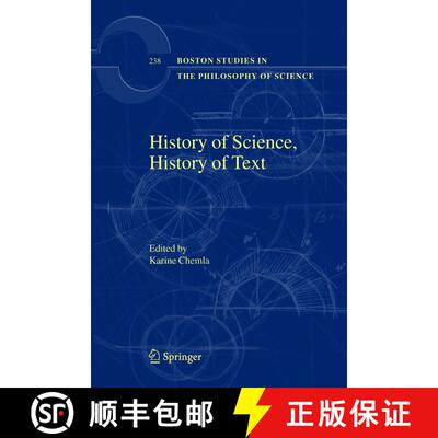 【3-4周达】History of Science, History of Text (Softcover reprint of hardcover 1st ed. 2005) (Softcov... [9789048166367]