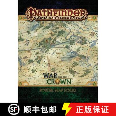 【3-4周达】Pathfinder Campaign Setting: War for the Crown - Poster Map Folio [9781640780637]