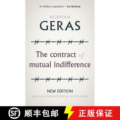 【3-4周达】精装 The contract of mutual indifference : Political philosophy after the Holocaust [9781526149527]