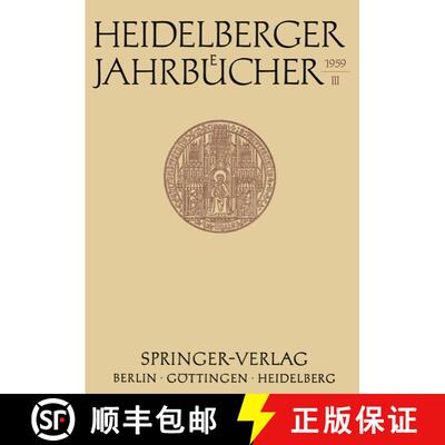 【3-4周达】Heidelberger Jahrbücher [9783540024248]