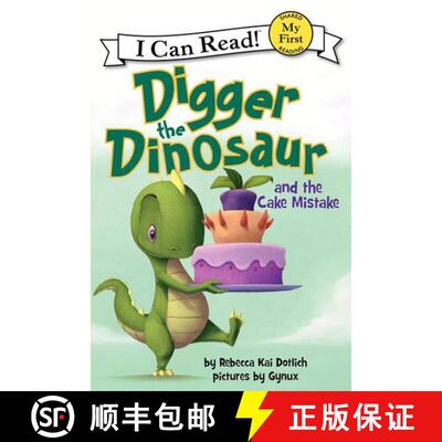 【3-4周达】Digger the Dinosaur and the Cake Mistake [9780062222237]