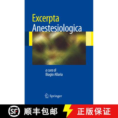 【3-4周达】Excerpta Anestesiologica [9788847020221]