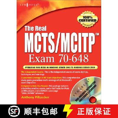 【3-4周达】The Real MCTS/MCITP Exam 70-648 Upgrading Your MSCA on Windows Server 2003 to Windows Serv... [9781597492362]