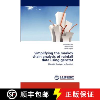 预订 Simplifying the markov chain analysis of rainfall data using genstat [9783845405759]