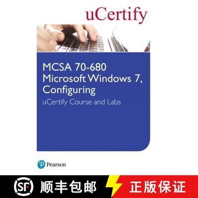 【3-4周达】McSa 70-680 Microsoft Windows 7, Configuring Ucertify Course and Labs [9780789759078]