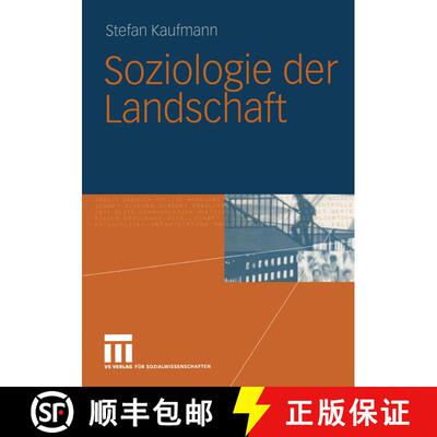 【3-4周达】Soziologie der Landschaft [9783531144429]