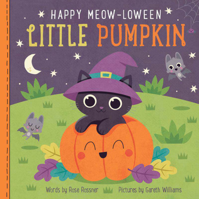 预订 Happy Meow-Loween Little Pumpkin[9781728223346]_虎窝淘