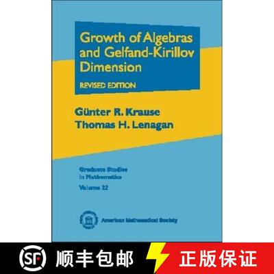 【3-4周达】Growth of Algebras and Gelfand-Kirillov Dimension [9780821808597]
