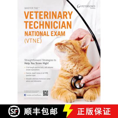 【3-4周达】Master the Veterinary Technician National Exam (Vtne) [9780768933727]