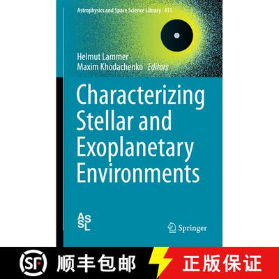 【3-4周达】精装 Characterizing Stellar and Exoplanetary Environments [9783319097480]