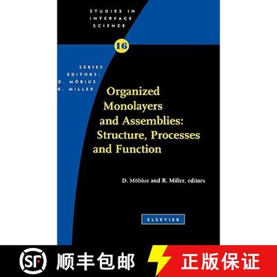 【3-4周达】Organized Monolayers and Assemblies: Structure, Processes and Function: Volume 16 [9780444512567]