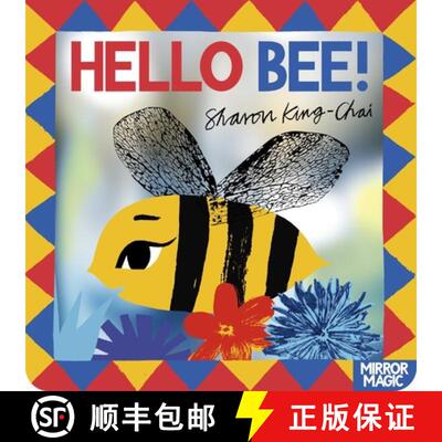 Hello Bee! : A minibeast search-and-find mirror book [9781035037520]