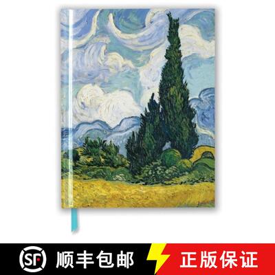 【3-4周达】Vincent Van Gogh: Wheat Field with Cypresses (Blank Sketch Book) [9781787555907]