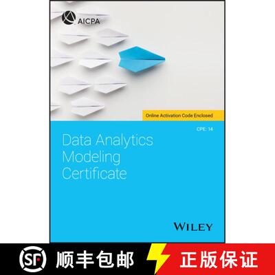 【3-4周达】Data Analytics Modeling Certificate [Wiley会计] [9781119696650]