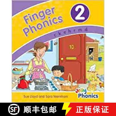 【3-4周达】Finger Phonics Book 2: in Precursive Letters (British English edition) [9781844146444]