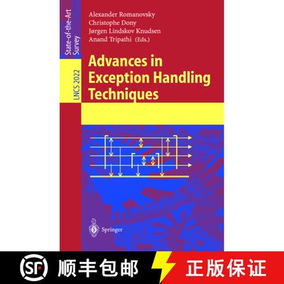 【3-4周达】Advances in Exception Handling Techniques [9783540419525]