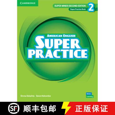 【3-4周达】Super Minds Level 2 Super Practice Book American English [9781108827195]