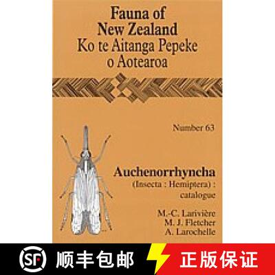 预订 Fauna of New Zealand, No 63: Auchenorrhyncha (Insecta: Hemiptera) [9780478347203]
