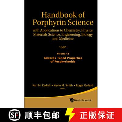 【3-4周达】精装 Handbook of Porphyrin Science: With Applications to Chemistry, Physics, Materials Sci... [9789813143562]