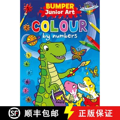 【3-4周达】Bumper Junior Art Colour by Numbers [9781841359984]