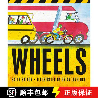 【3-4周达】Wheels: (A Rhyming Vehicle Guessing Game Featuring Fire Trucks, Big Rig Semi Trucks, Motor... [9781536211085]