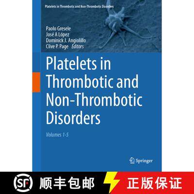 【3-4周达】Platelets in Thrombotic and Non-Thrombotic Disorders: Volumes 1-5 [9783032036537]