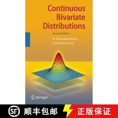 【3-4周达】Continuous Bivariate Distributions (Softcover reprint of hardcover 2nd ed. 2009) (Softcove... [9781441918758]