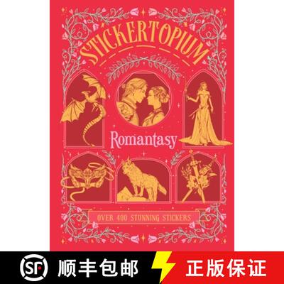【3-4周达】精装 Stickertopium: Romantasy [9781836005285]