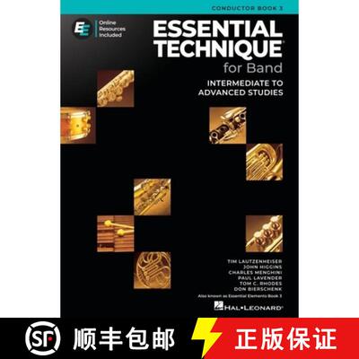 【3-4周达】Essential Technique for Band - Conductor Score Book 3 with Online Resources: Intermediate ... [9798350136630]