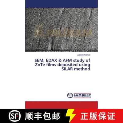 预订 SEM, EDAX & AFM study of ZnTe films deposited using SILAR method [9783659258299]