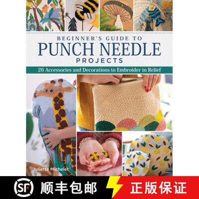 【3-4周达】Beginner's Guide to Punch Needle Projects: 26 Accessories and Decorations to Embroider in ... [9781947163324]