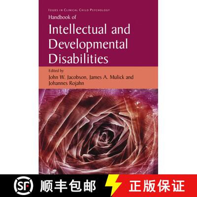 【3-4周达】精装 Handbook of Intellectual and Developmental Disabilities [9780387329307]