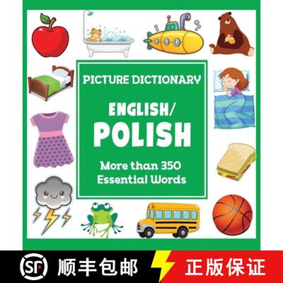【3-4周达】精装 English Polish Picture Dictionary [9781647908805]